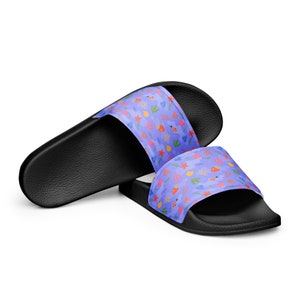 Under the Sea Pattern Slide Sandals Women, Beach Nautical Sandals ...