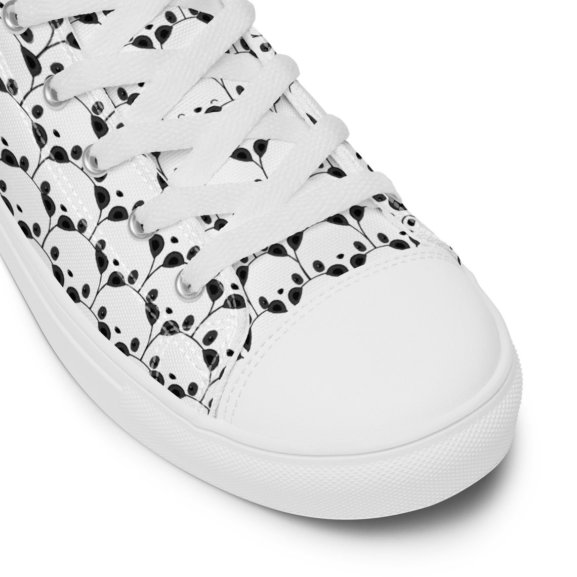 Panda Bears Animal Printed Men's High Top Sneakers, Lace up Converse ...