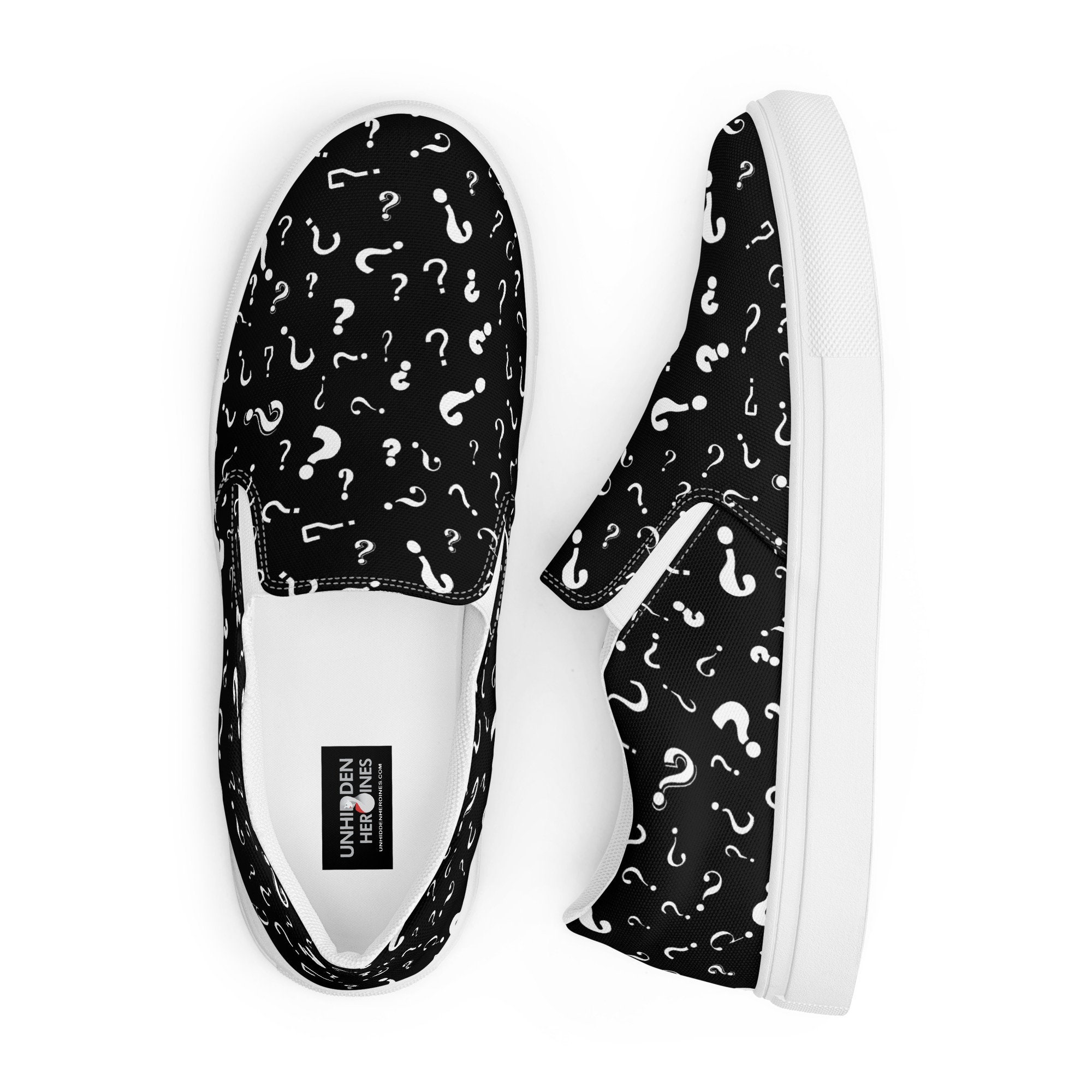 But WHY Tho Question Marks Printed Women Canvas Shoes, Punctuation ...