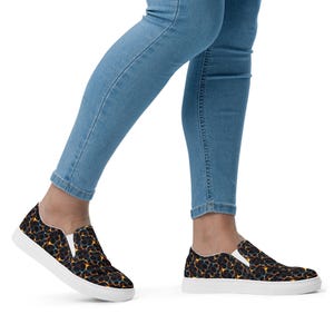 Quantum Entanglement Canvas Shoes Women, Casual Slip-on Shoes, Fashion ...