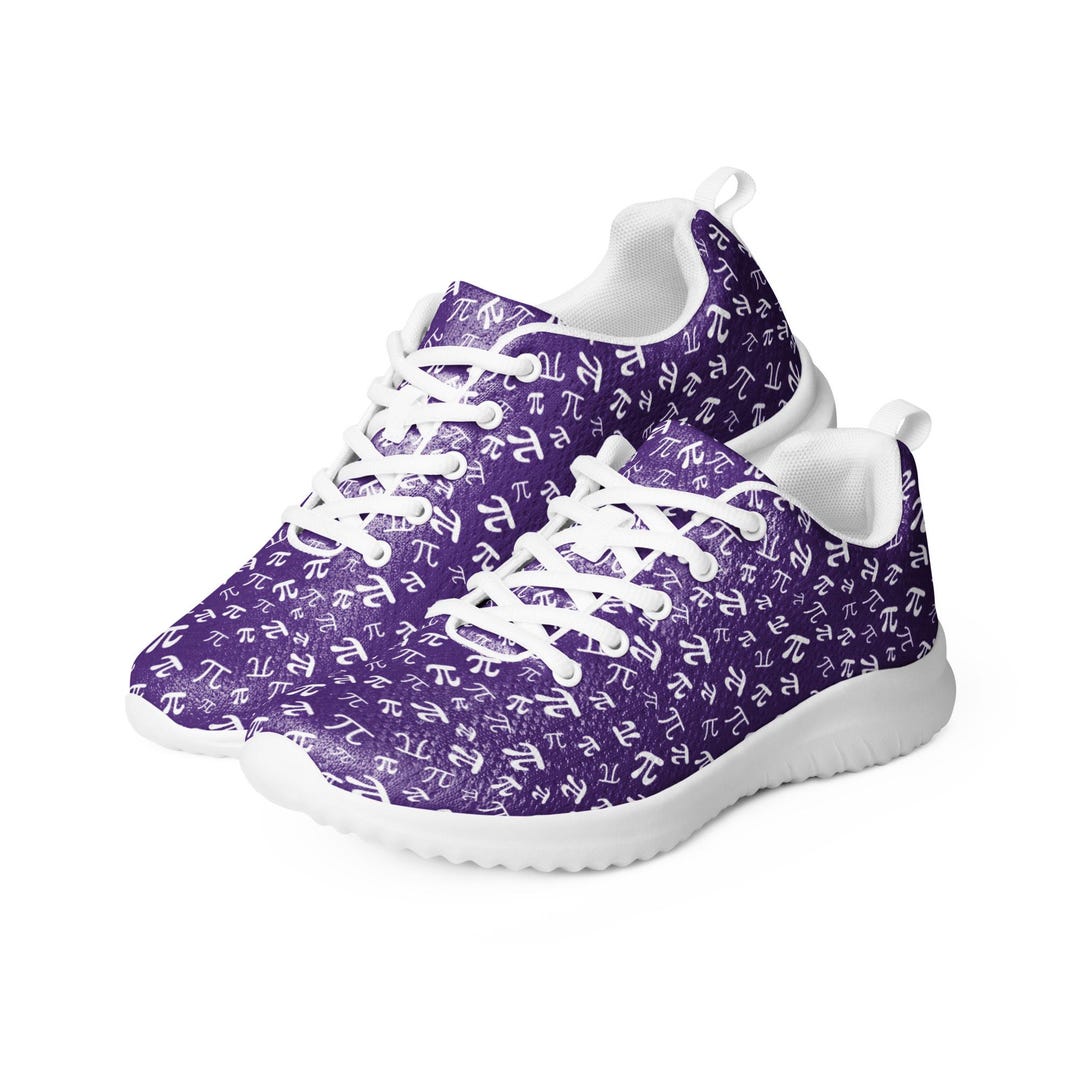 Pi Symbols Math Printed Men's Athletic Shoes, All Over Print Gym ...