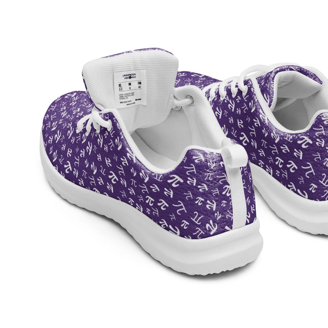 Pi Symbols Math Printed Men's Athletic Shoes, All Over Print Gym ...