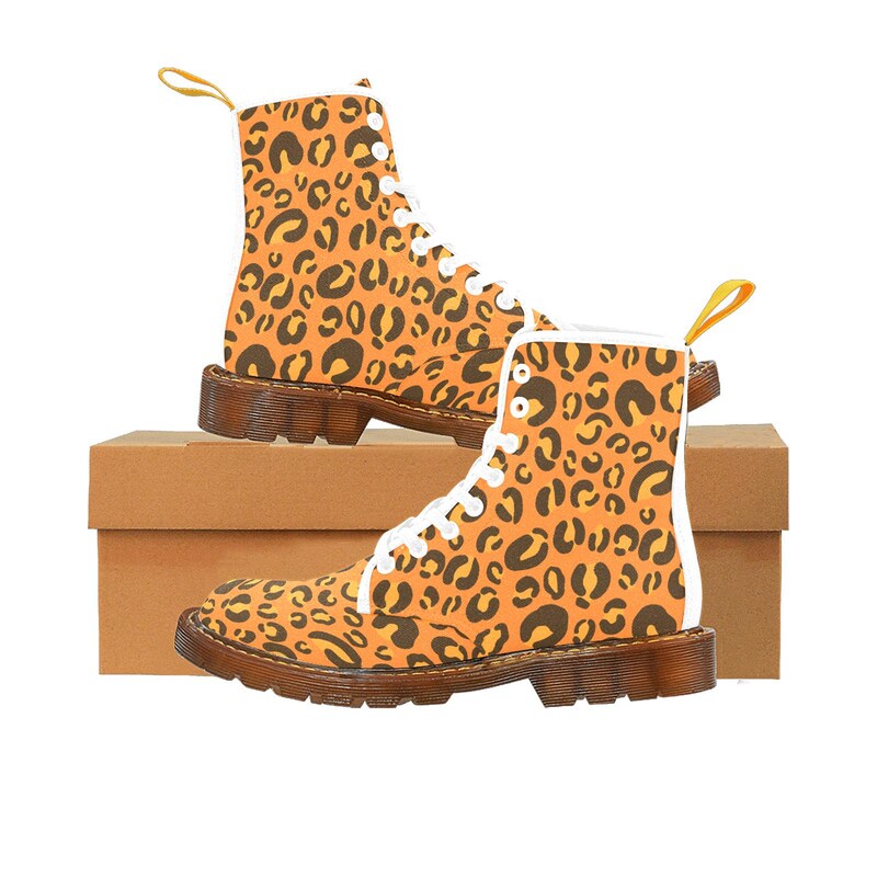 Cheetah Print Boots - Etsy
