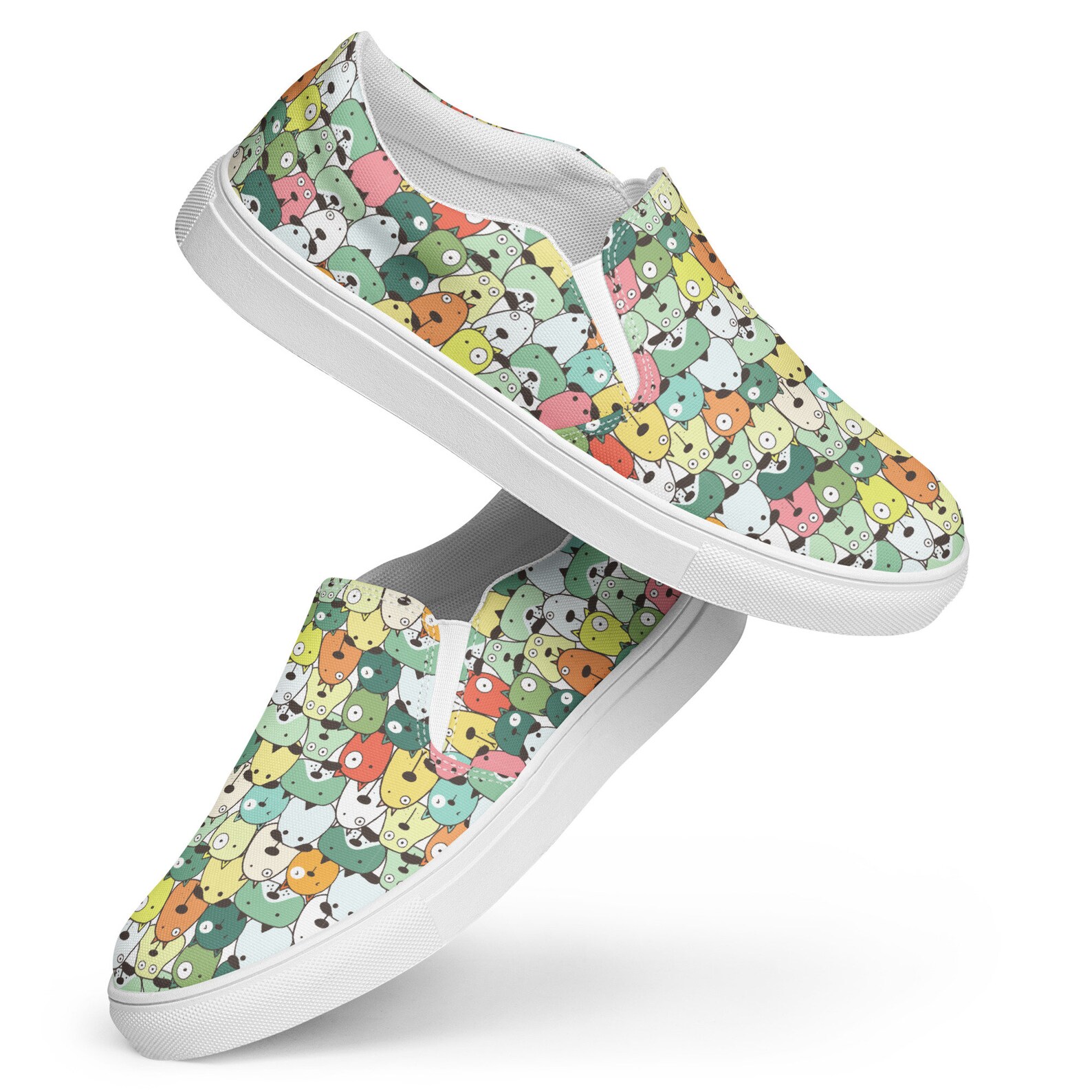 Dogs Printed Slip-on Canvas Shoes, Dogs Lover Gift, Dog Mom Gift ...