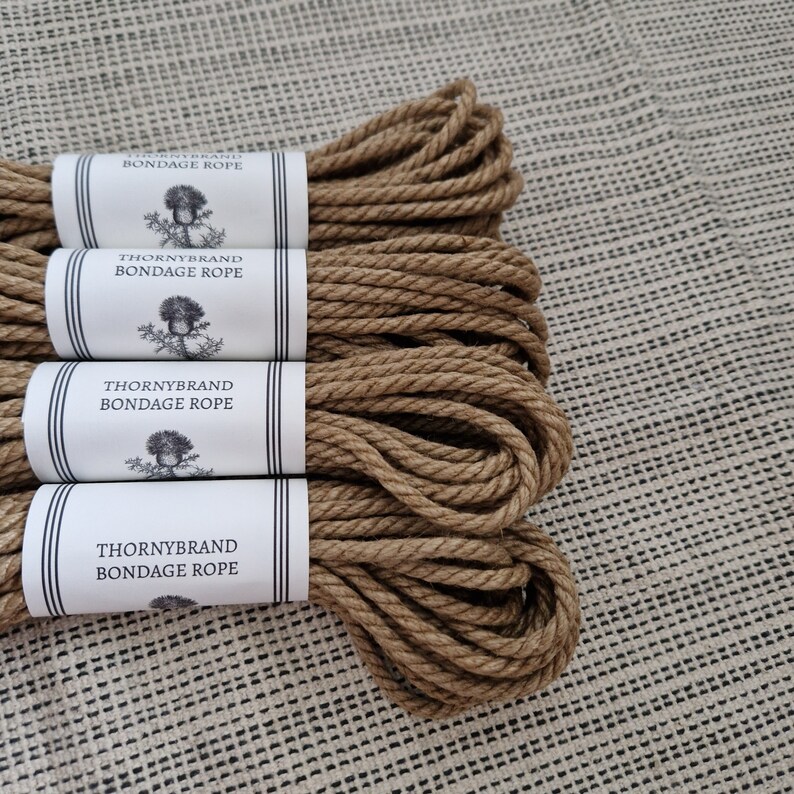 Shibari Rope Set Jute Rope Bondage Kit - Etsy