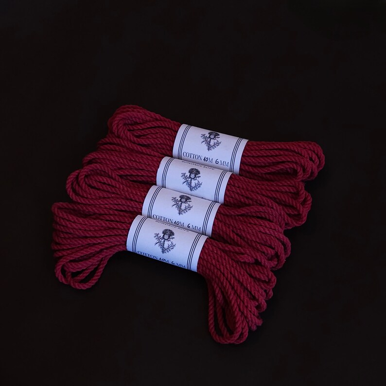 Buy Shibari Rope Cotton Rope Bondage Kinbaku BDSM RED Online in India ...