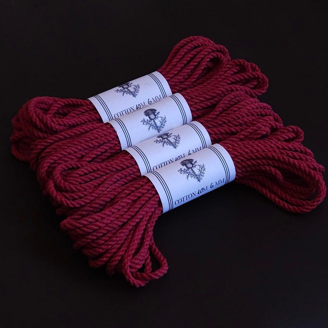 Buy Shibari Rope Cotton Rope Bondage Kinbaku BDSM RED Online in India ...