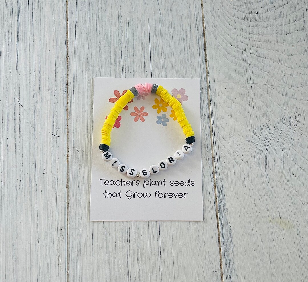 Teacher Gift - Teacher Bracelet - Back to School Gift - Teacher ...