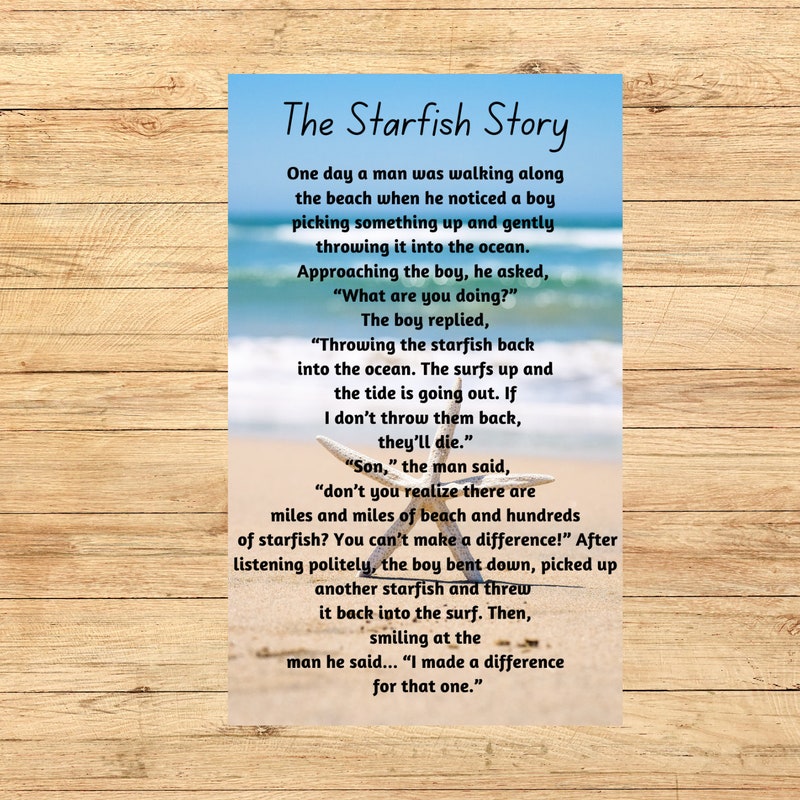 Starfish Bookmark - Etsy