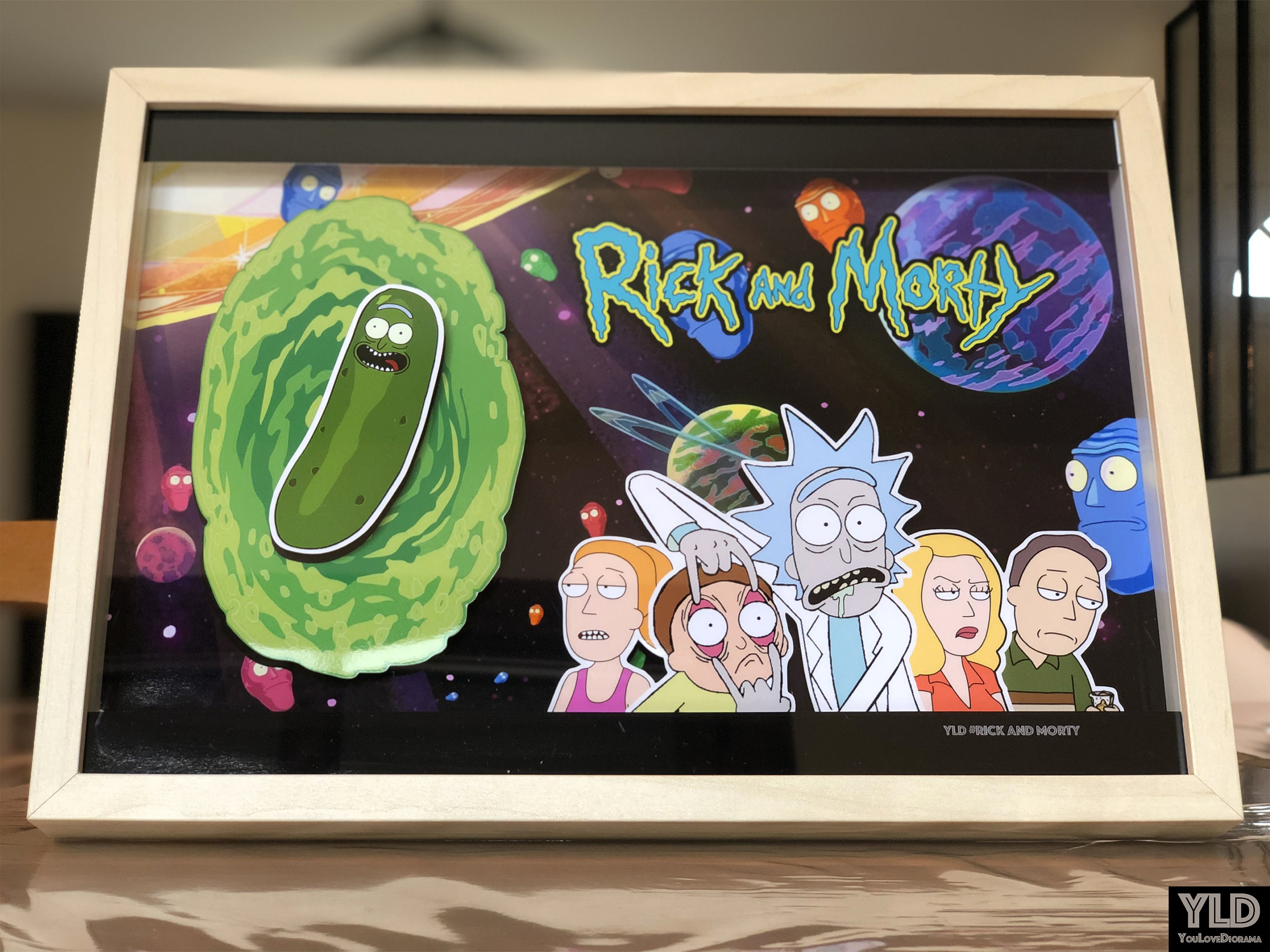 Rick and Morty Diorama Frame 23cmx32cm - Etsy