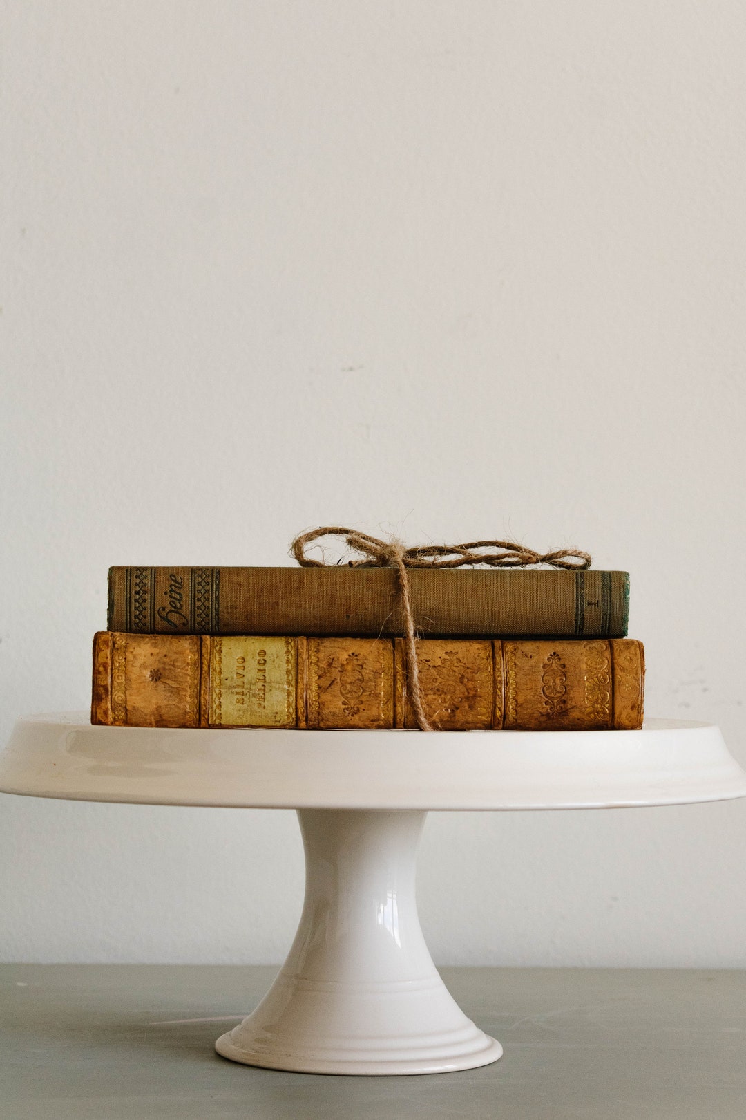Vintage Books 1839 & 1925, Antique French Book Bundle, Old Set Decor ...