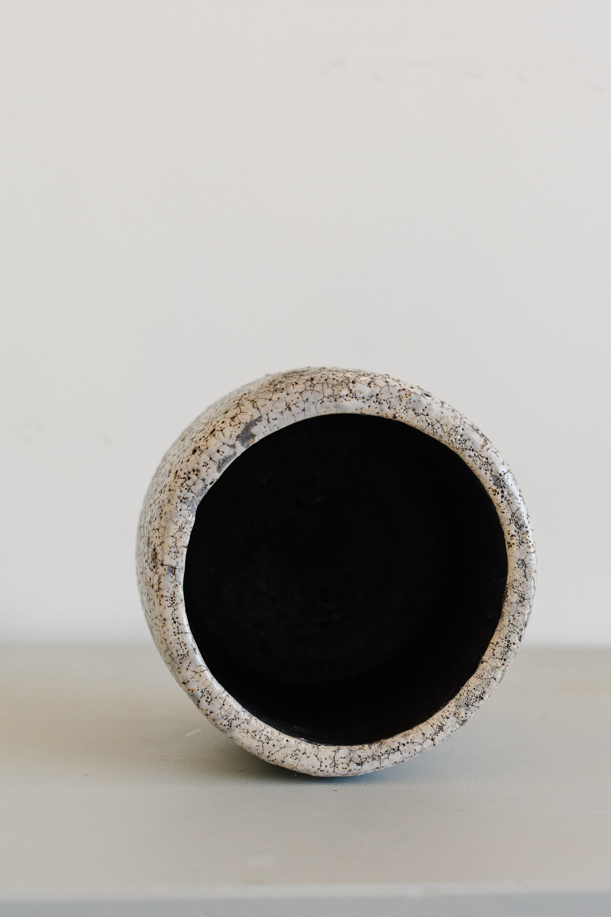 Gray Textured Flower Pots, Vintage Small Planter, Gray Stoneware Garden ...