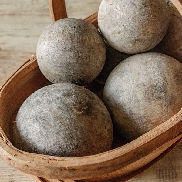 Wood Balls - Etsy