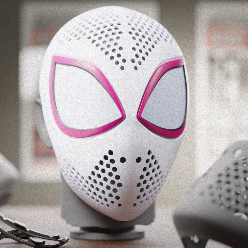 Spider Gwen Mask and Faceshell - Etsy