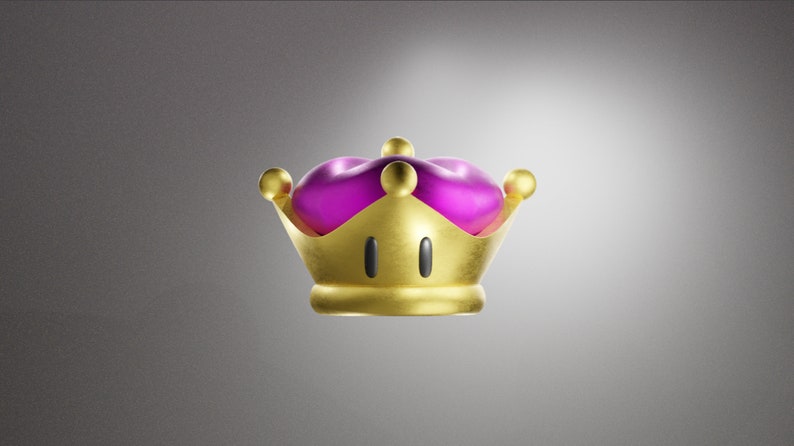 Super Crown Peachette 3D Printable Files - Etsy Hong Kong
