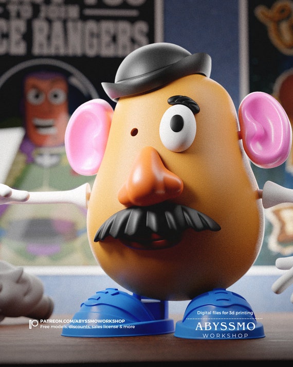 Mr. Potato Head Toy Story 3D Printable Files Etsy