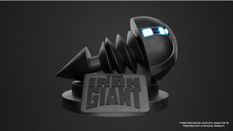 The Iron Giant Screw / Bolt - 3D Printable Files - Etsy