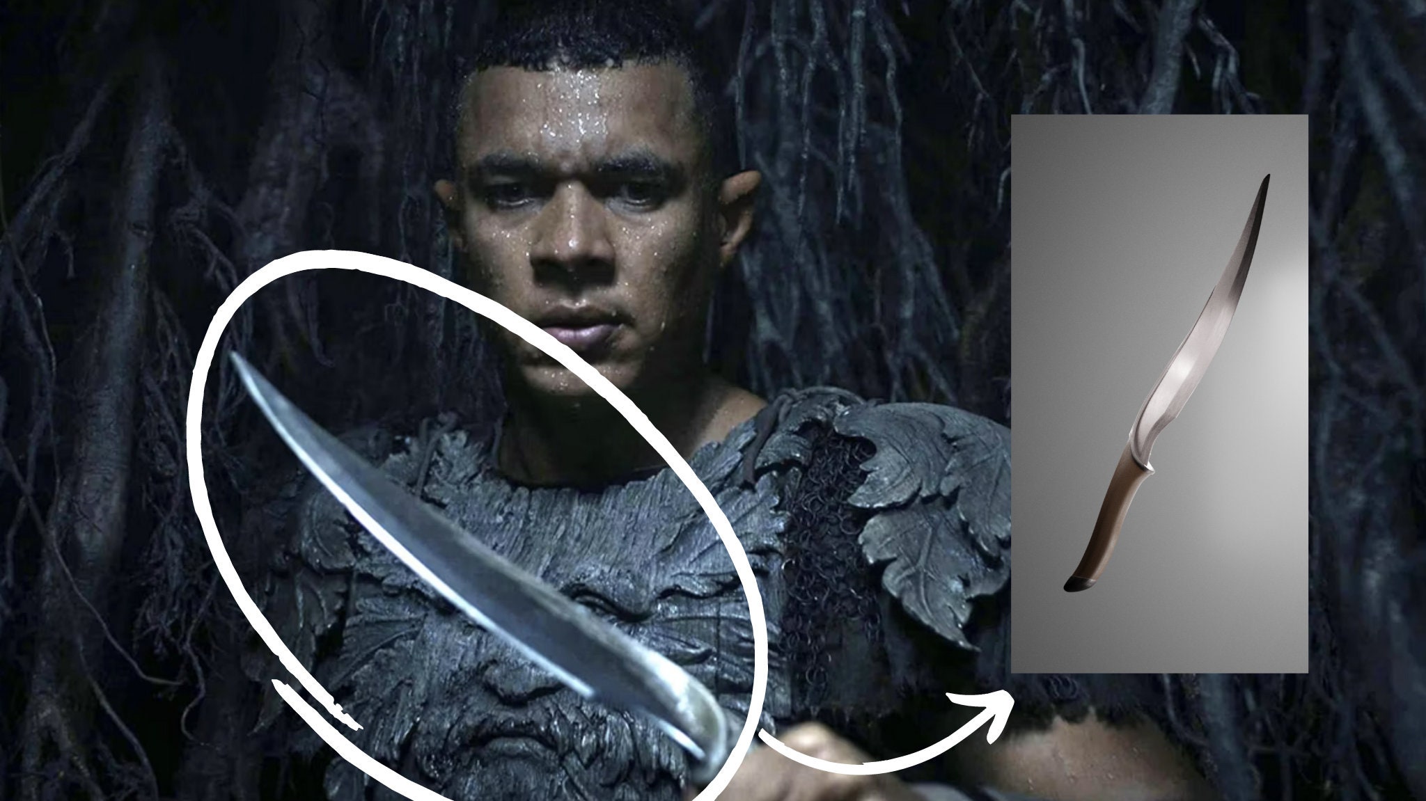 Dagger Arondir Rings of Power 3D Printable Files - Etsy