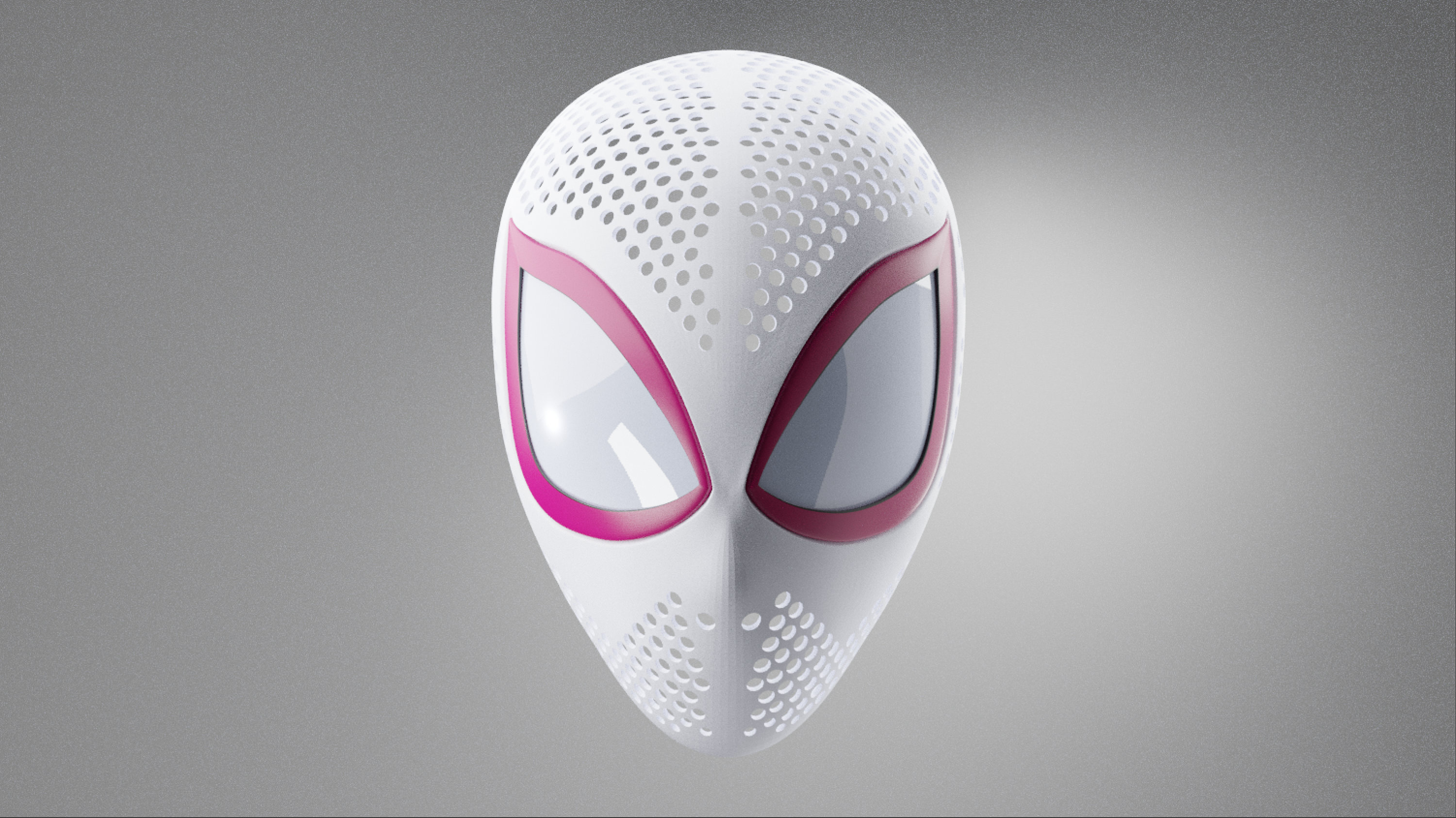 Spider Gwen Spider-verse Faceshell 3D Printable Files - Etsy Hong Kong