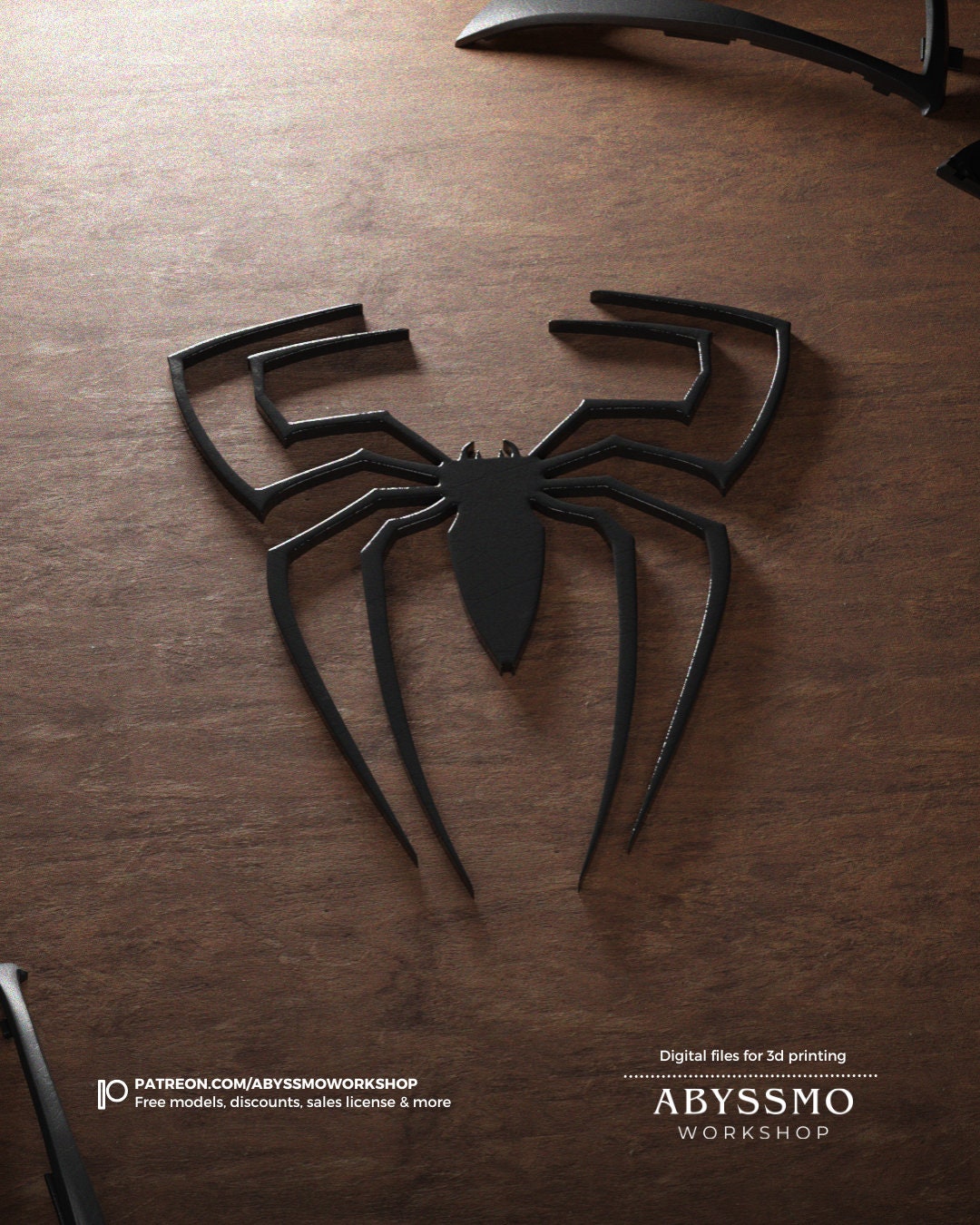Raimi Spiderman 3 Chest Emblem - 3D Printable Files - Etsy