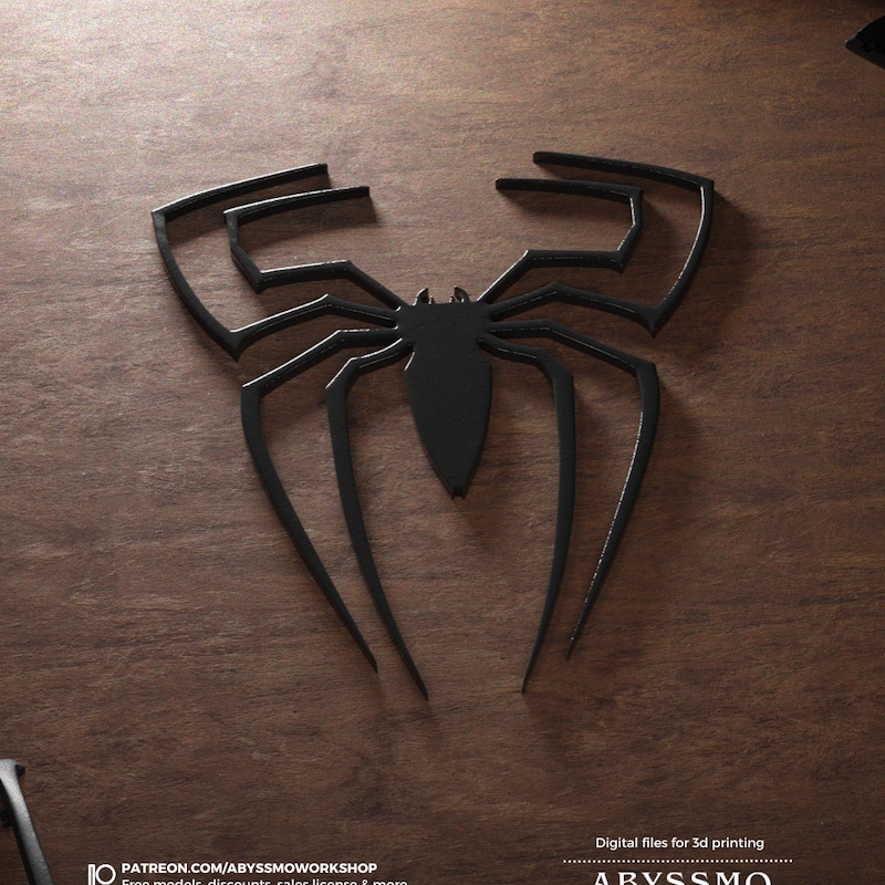 Symbiote Spiderman Logo - Etsy
