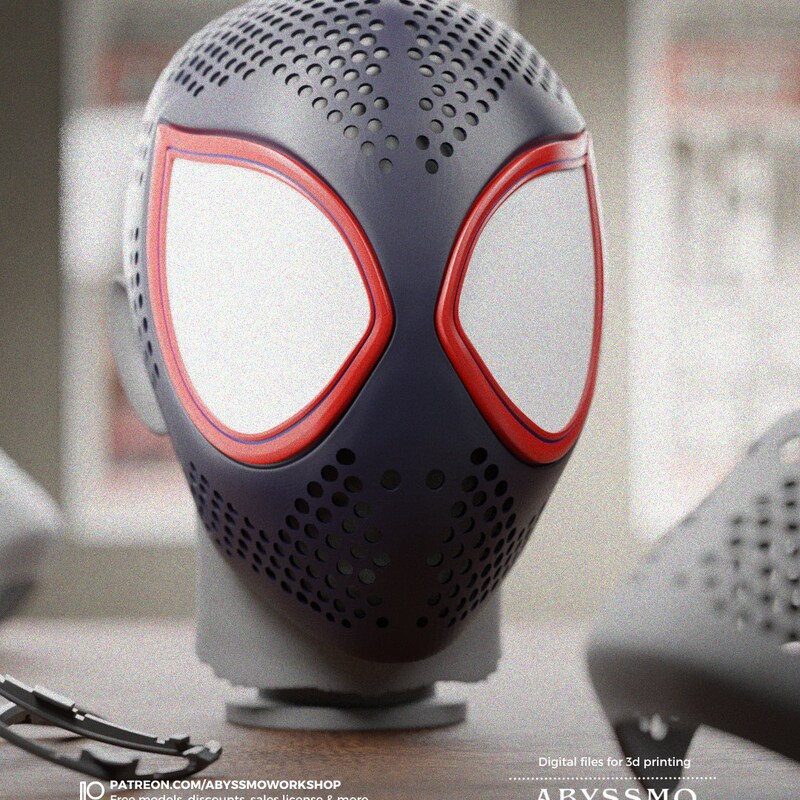 Miles Morales Mask - Etsy