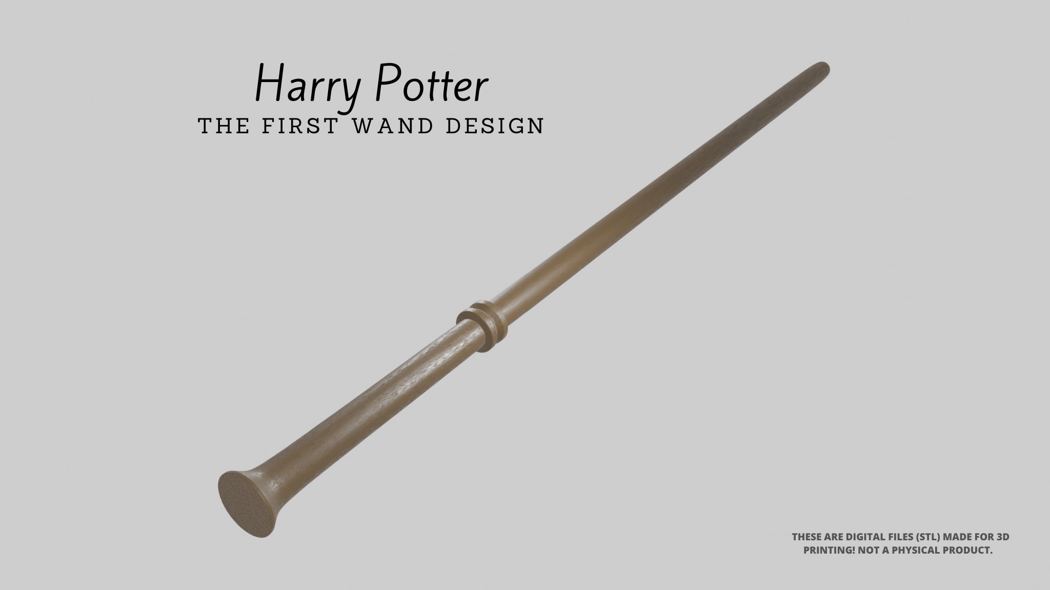 First Wand HP 3D Printable Files - Etsy Hong Kong