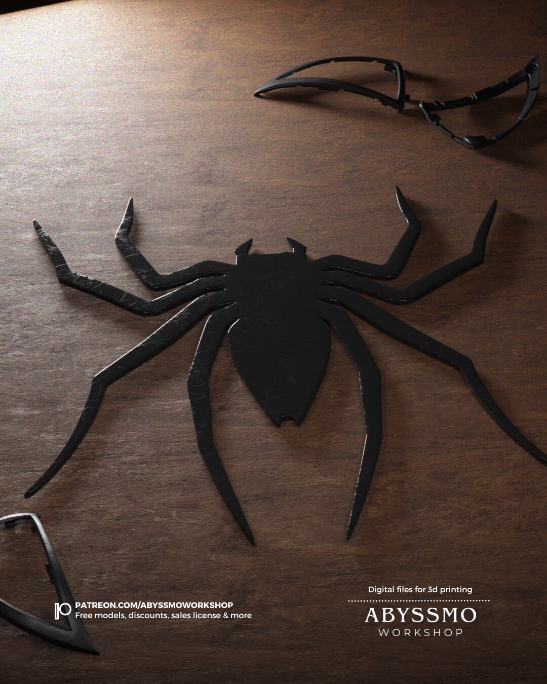 Raimi Spiderman 2 Back Emblem - 3D Printable Files - Etsy