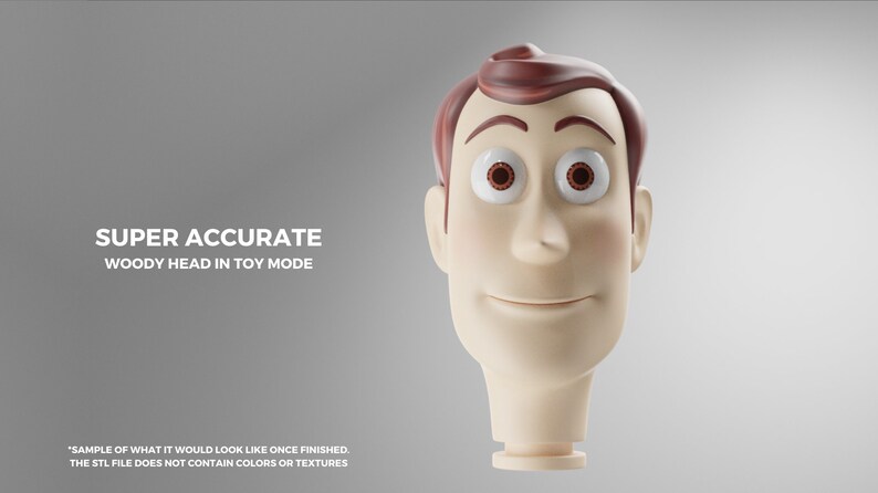 Woody Head Toy Mode 100% Movie Accurate 3D Printable Files - Etsy