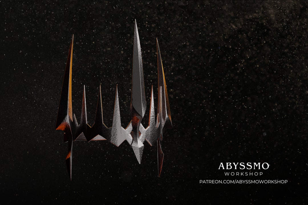 Sauron Crown - Rings of Power - 3D Printable Files - Etsy