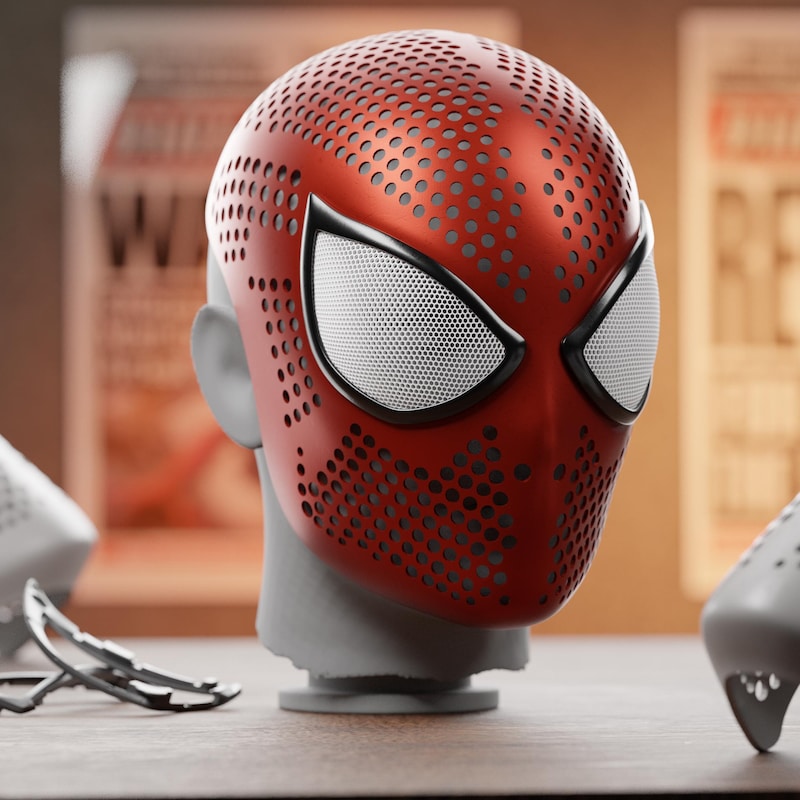 Spiderman Faceshell - Etsy