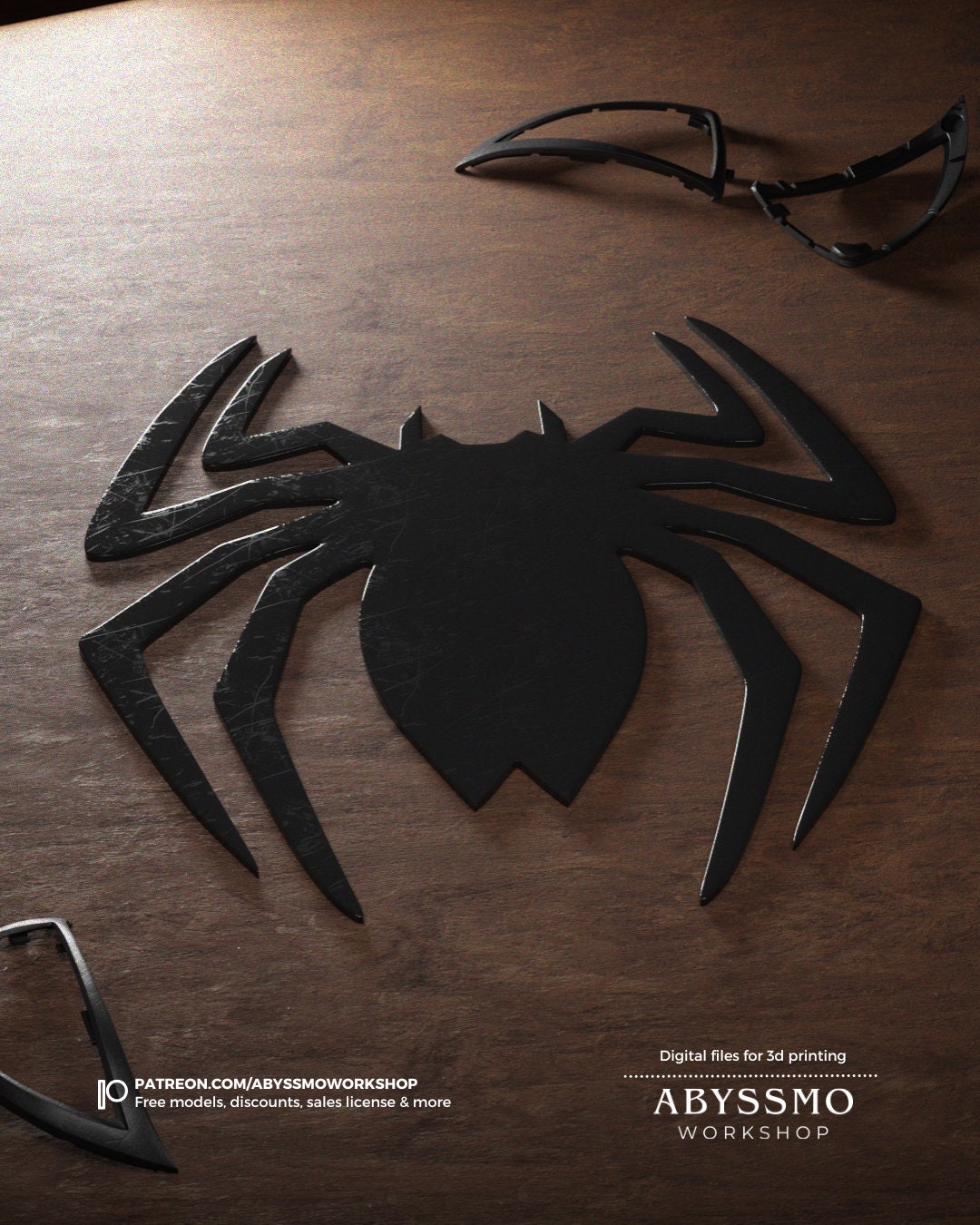 Raimi Spiderman Back Emblem 3D Printable Files - Etsy