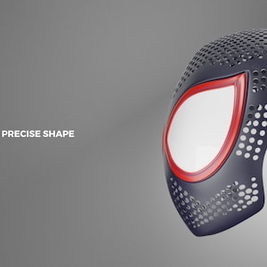 Miles Morales Faceshell STL - Across the Spider-verse Mask - 3D ...