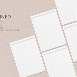 Warm Neutral Digital Note Paper Texture Student Planner for Goodnotes ...
