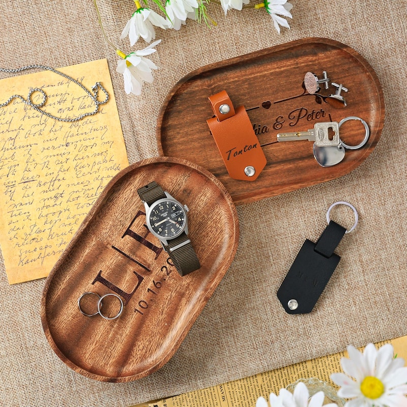 Custom Wood Trinket Dish - Etsy