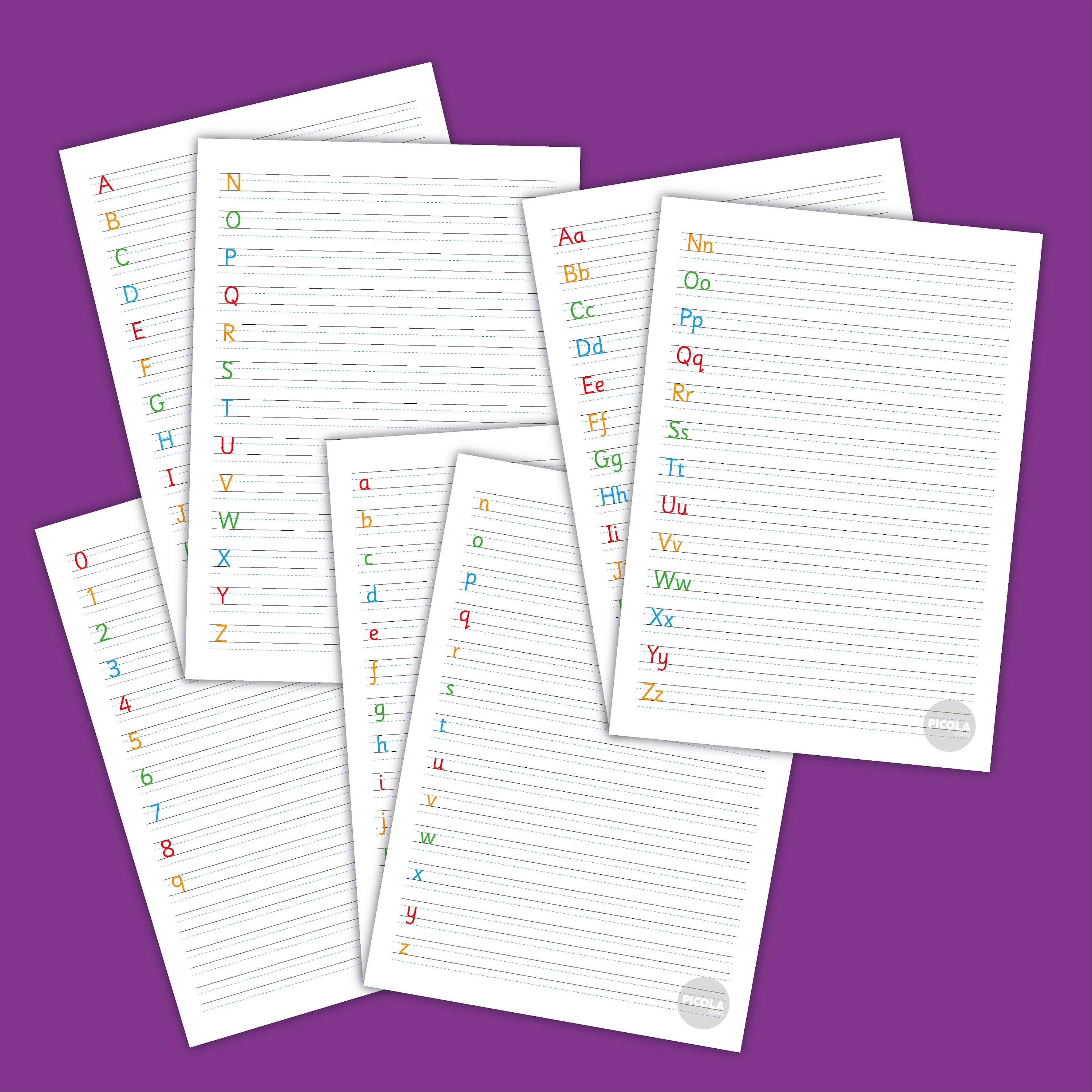 Printable School Papers, Handwriting Practice, Back to School ...