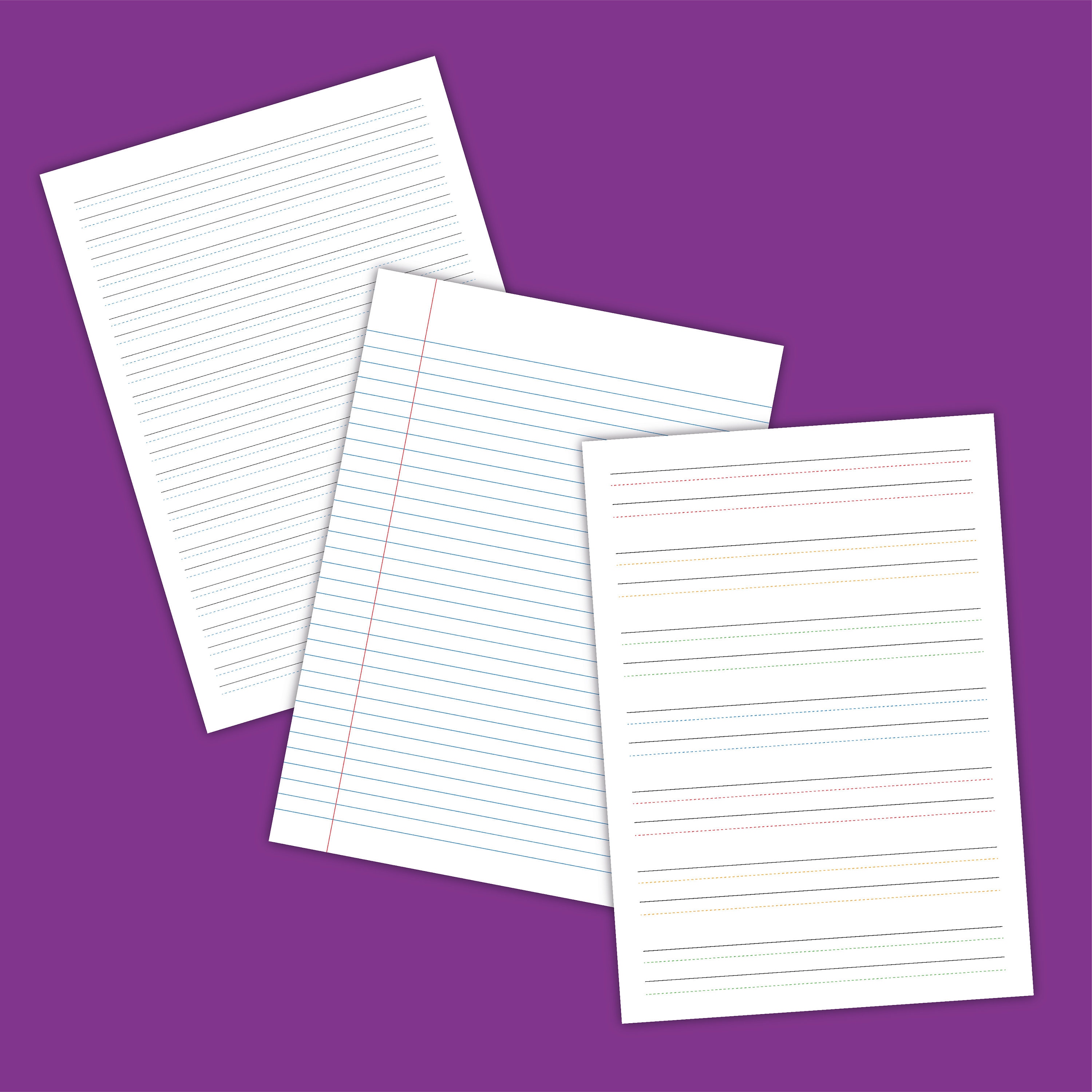 Printable School Papers, Handwriting Practice, Back to School ...