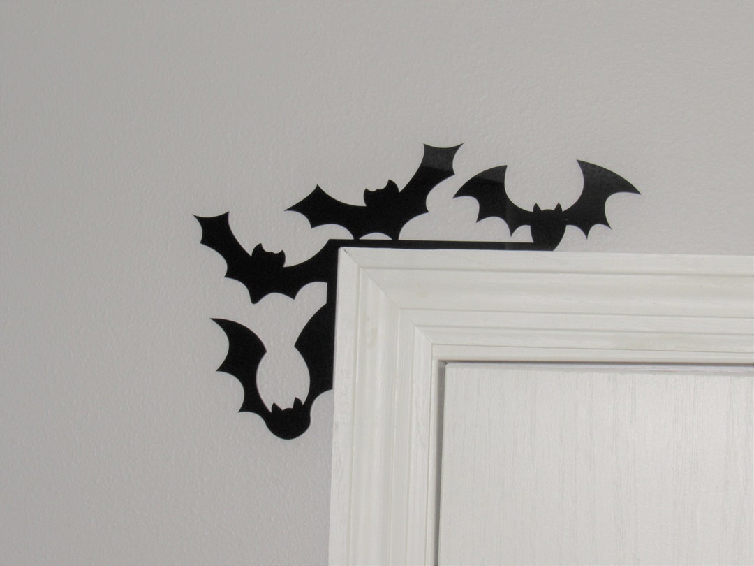 Bats Door or Window Trim Corner, Acrylic, Laser, Fall Decor, Halloween ...