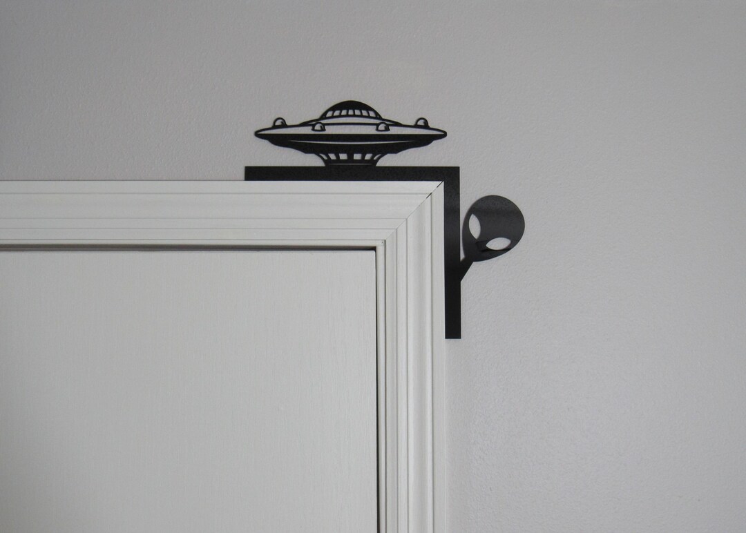 UFO ALIEN Door or Window Trim Corner, Acrylic, Laser Engraved, UAP ...