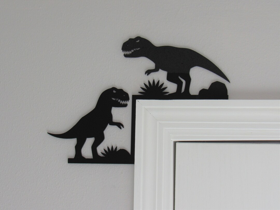 T Rex Dinosaur Door or Window Trim Corner, Acrylic, Laser ...
