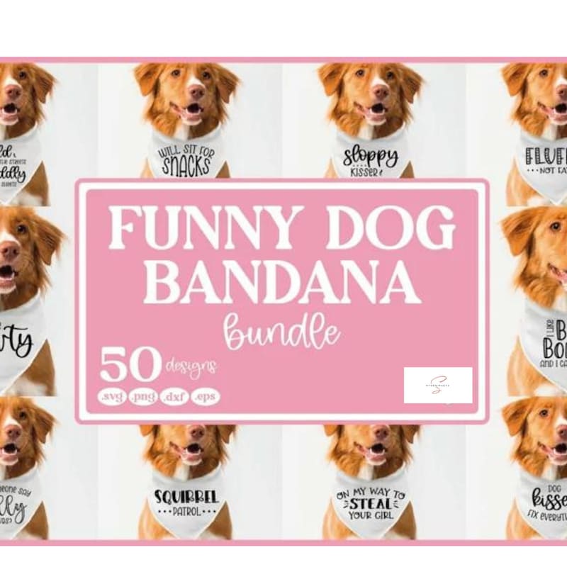 Custom Dog Bandana Saying - Etsy UK