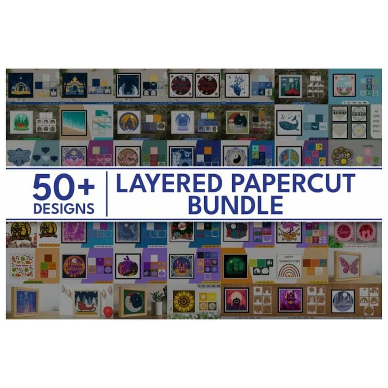 Layered Paper Art - Etsy