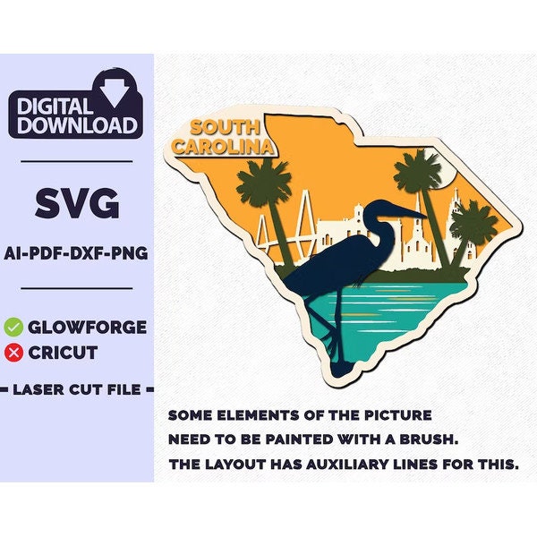 50 American States United States Map DIY Project Laser Cut Files Bundle ...