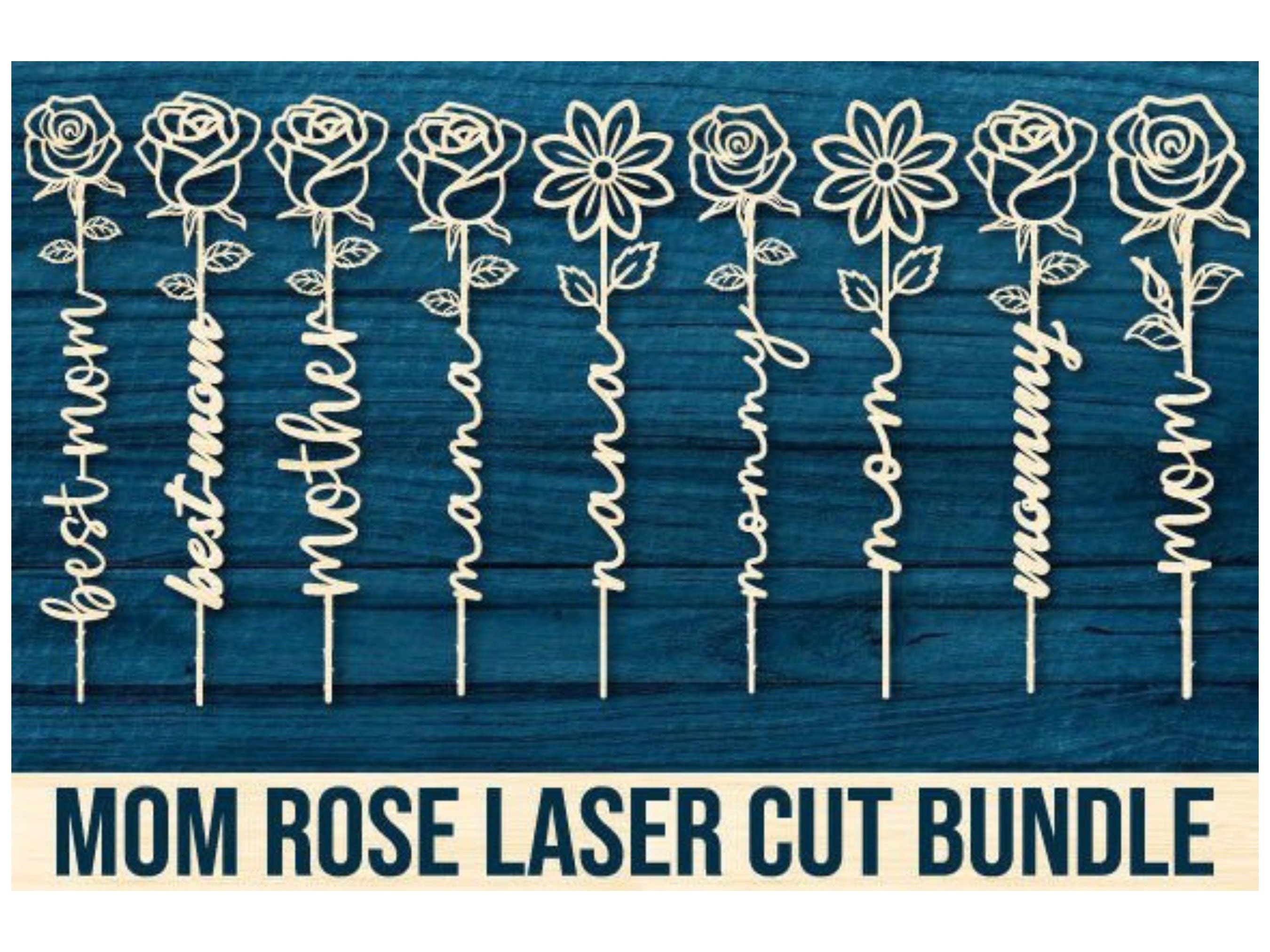Laser Cut File Mothers Day Laser Cut Design Laser Cut Wood Etsy