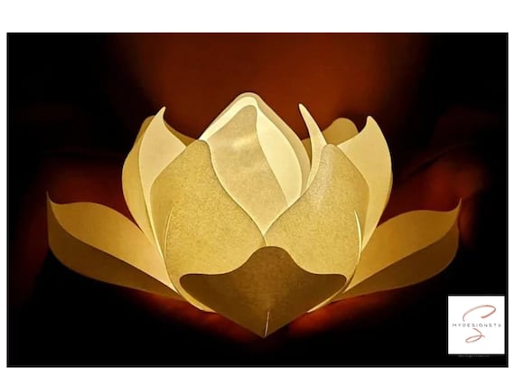 Lotus flower paper lantern store