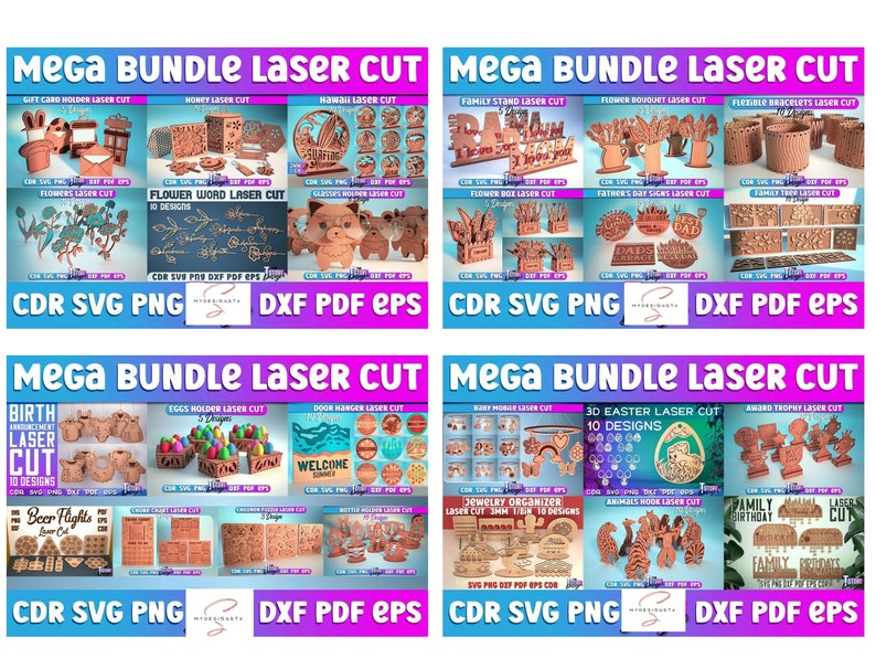 Laser Cut File Mega Bundle Glowforge svg Laser Engrave - Etsy Polska Laser Cut File Mega Bundle Glowforge svg Laser Engrave - Etsy Polska