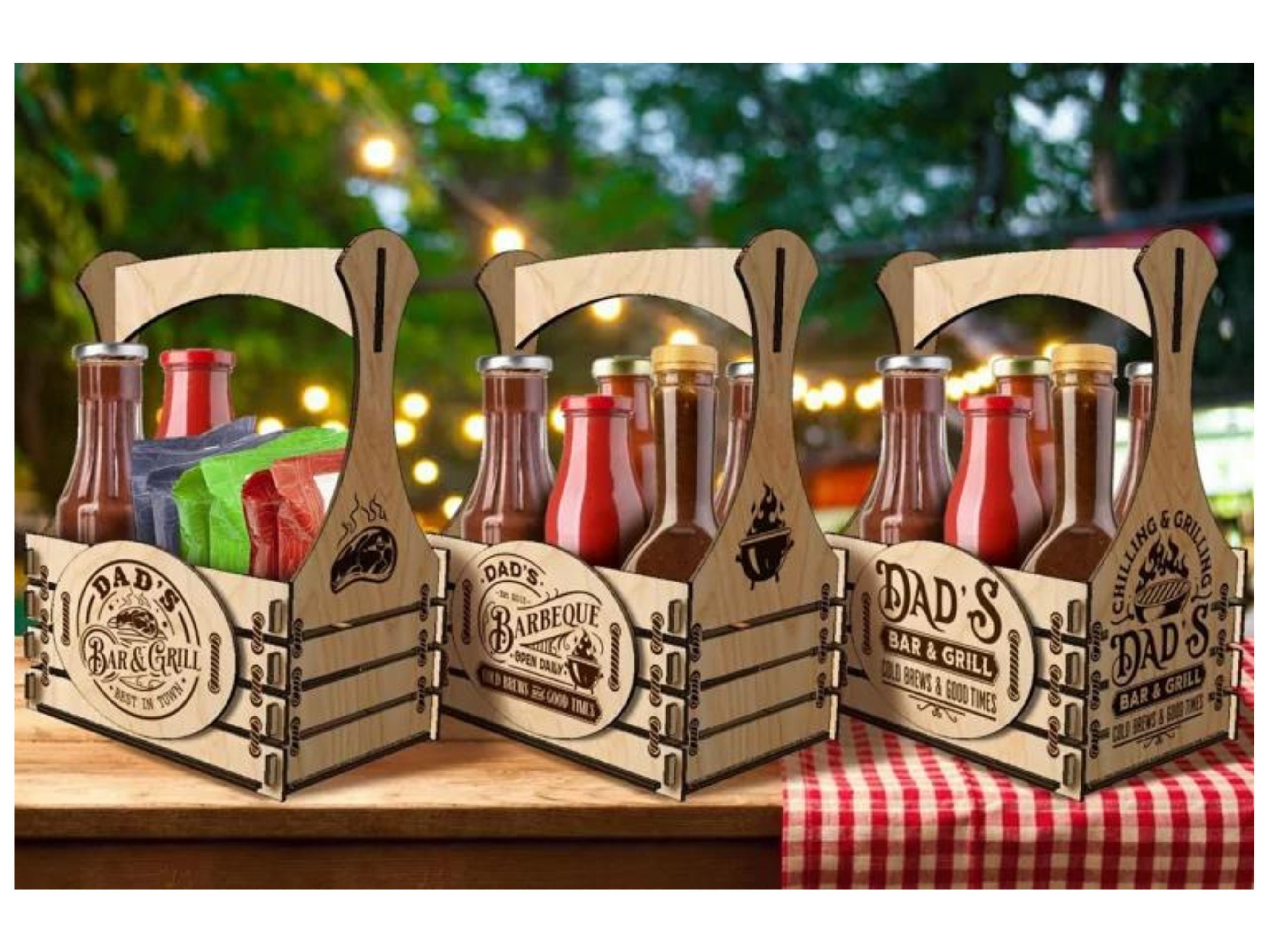 BBQ Set for Dad SVG CNC Vector Files Laser Engraving Bbq - Etsy