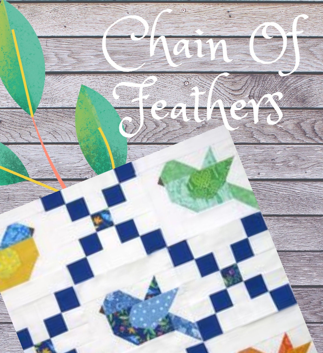Chain of Feathers Quilt Pattern PDF Quilt Pattern Download - Etsy UK