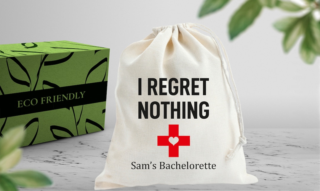 Hangover Kit I Regret Nothing Recovery Kit Bachelorette Survival Kit ...