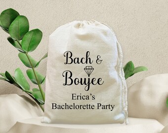 Bach and Boujee Bachelorette Party Favor Bags, Bridal Shower Bags, Hen ...